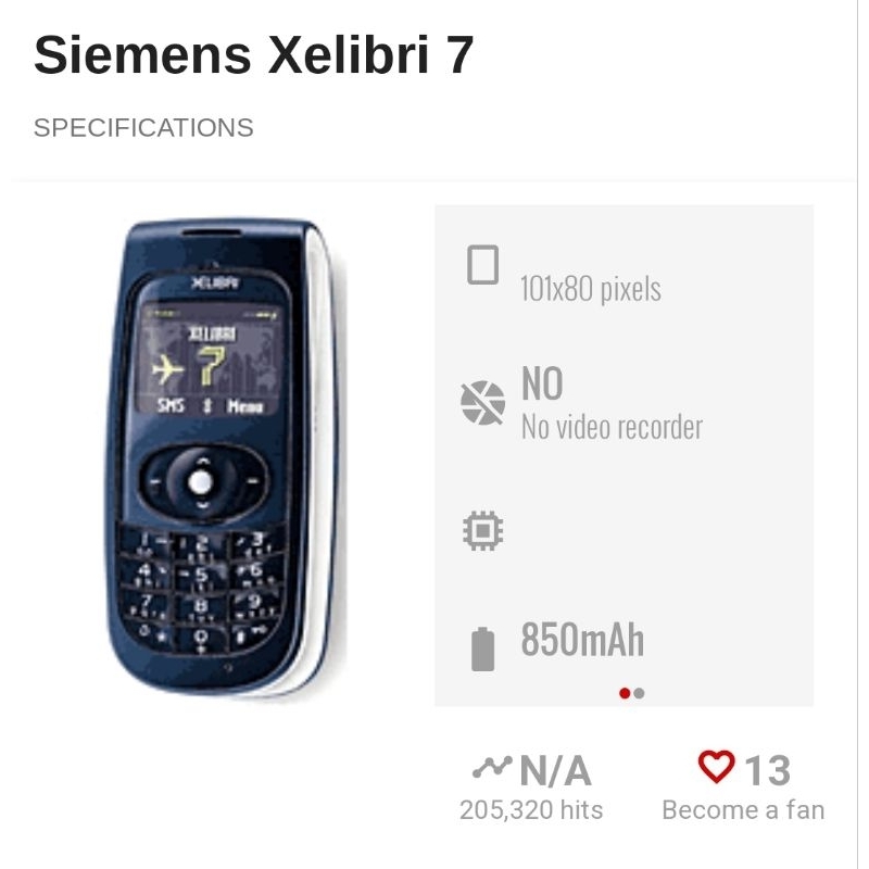 Jual SIEMENS XELIBRI 7 VINTAGE HP LANGKA UNIK CANTIK DAN MENARIK HP ...