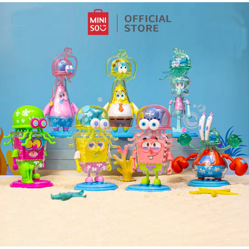 Jual Miniso x Spongebob Squarepants Jelly Fish Blind Box | Shopee Indonesia