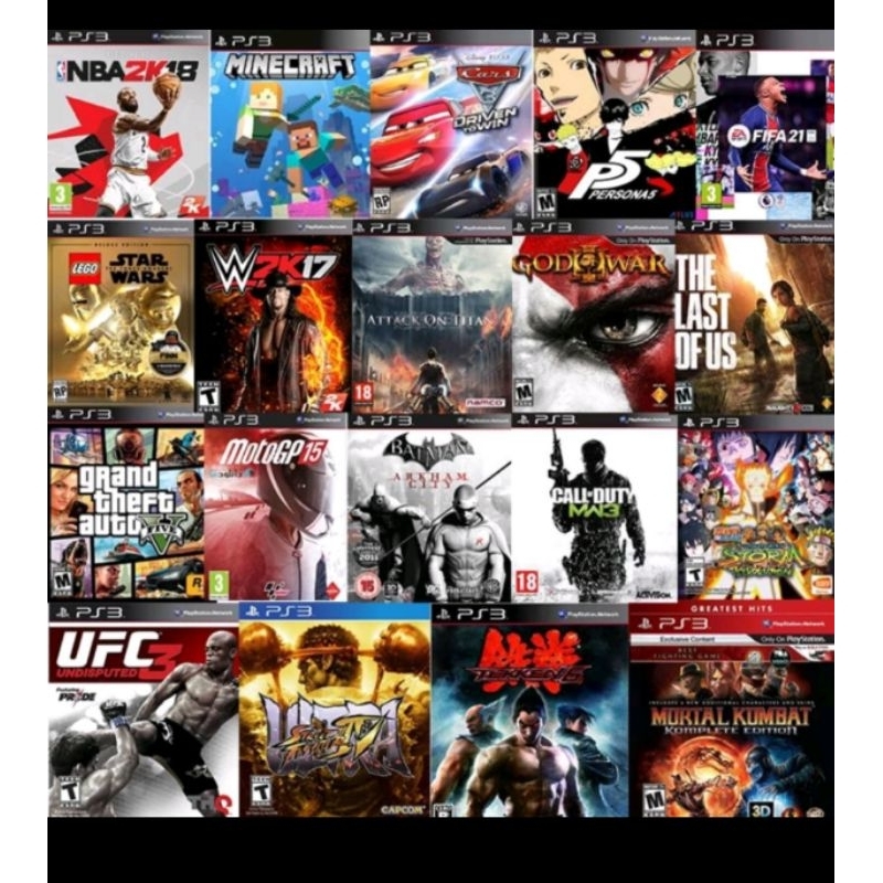 Jual (Paket hemat) 100 GAME PS3 PKG VIA LINK RANDOM | Shopee Indonesia