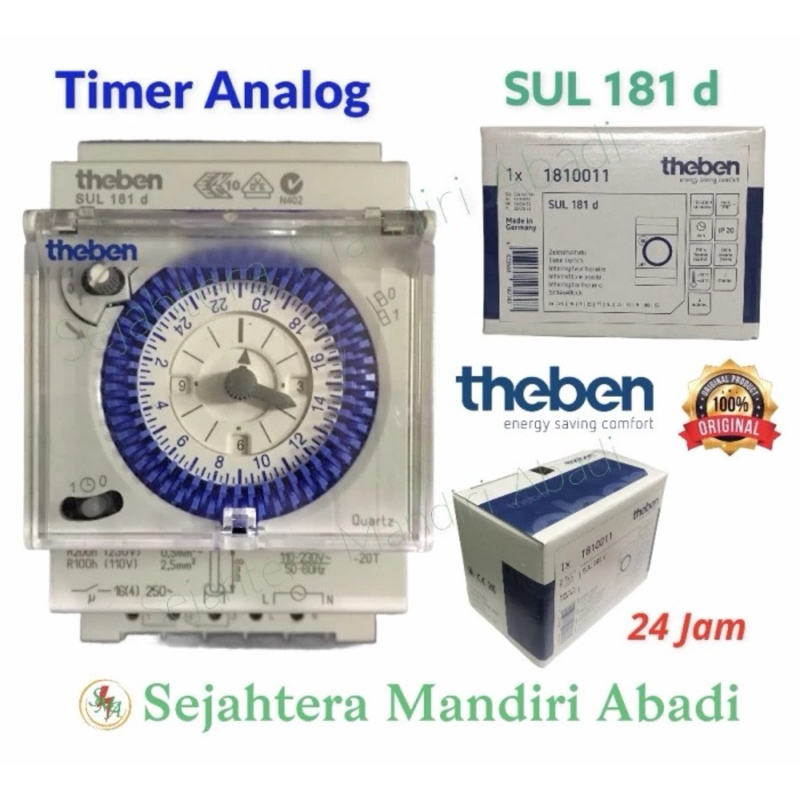 Jual Timer Analog Theben Sul181d Original Shopee Indonesia