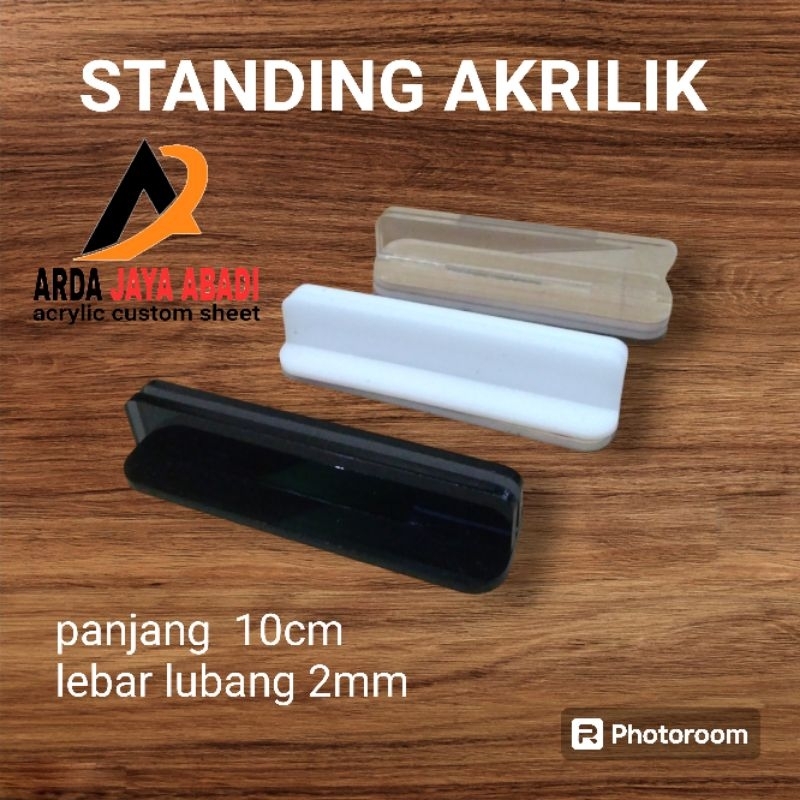 Jual Stand akrilik 10cm tatakan akrilik acrylic standing | Shopee Indonesia