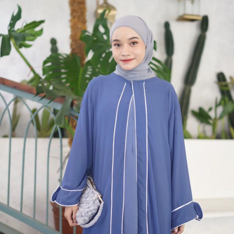 Jual Via Abaya Pakaian Muslim Wanita 2024 Abaya Turki Terbaru Abaya ...