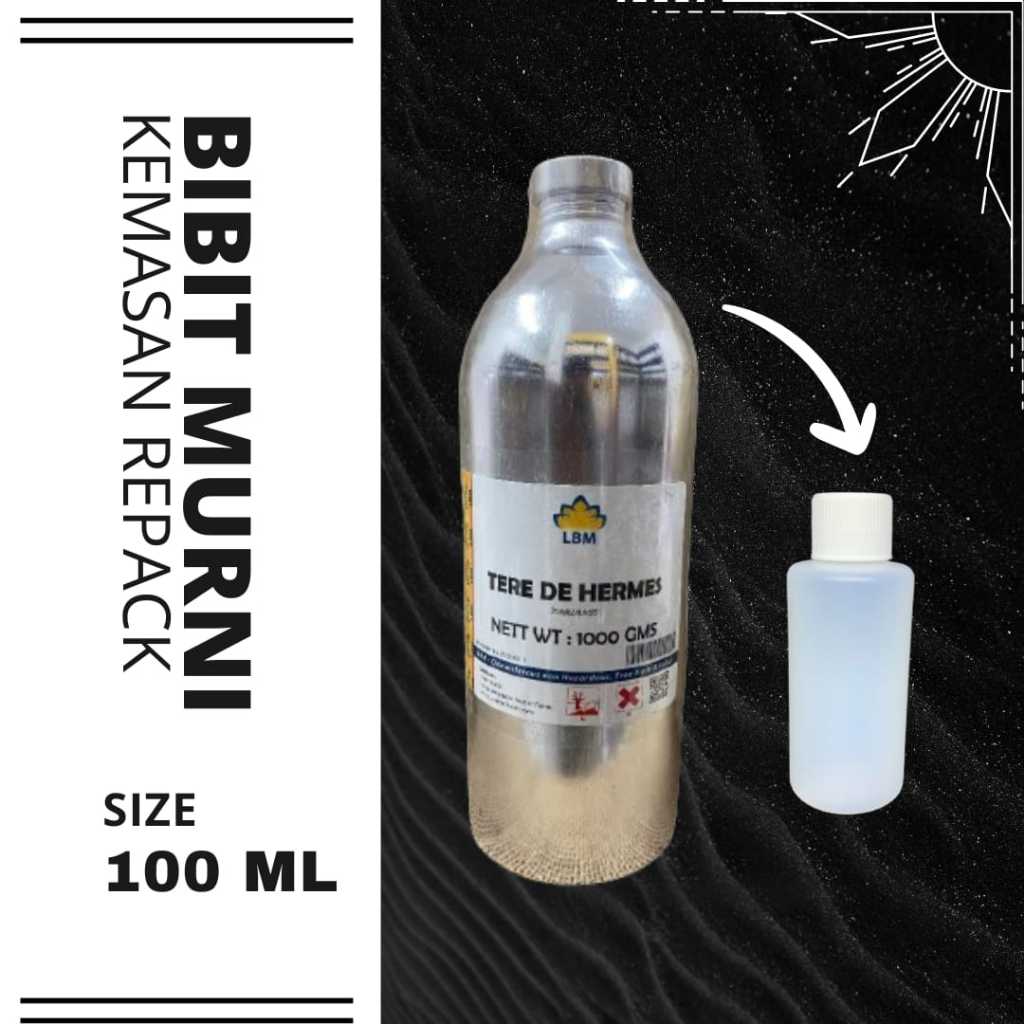 Jual bibit parfum / Biang Parfum TERRE D HERMES Repack 100 ML SEGEL LBM ...