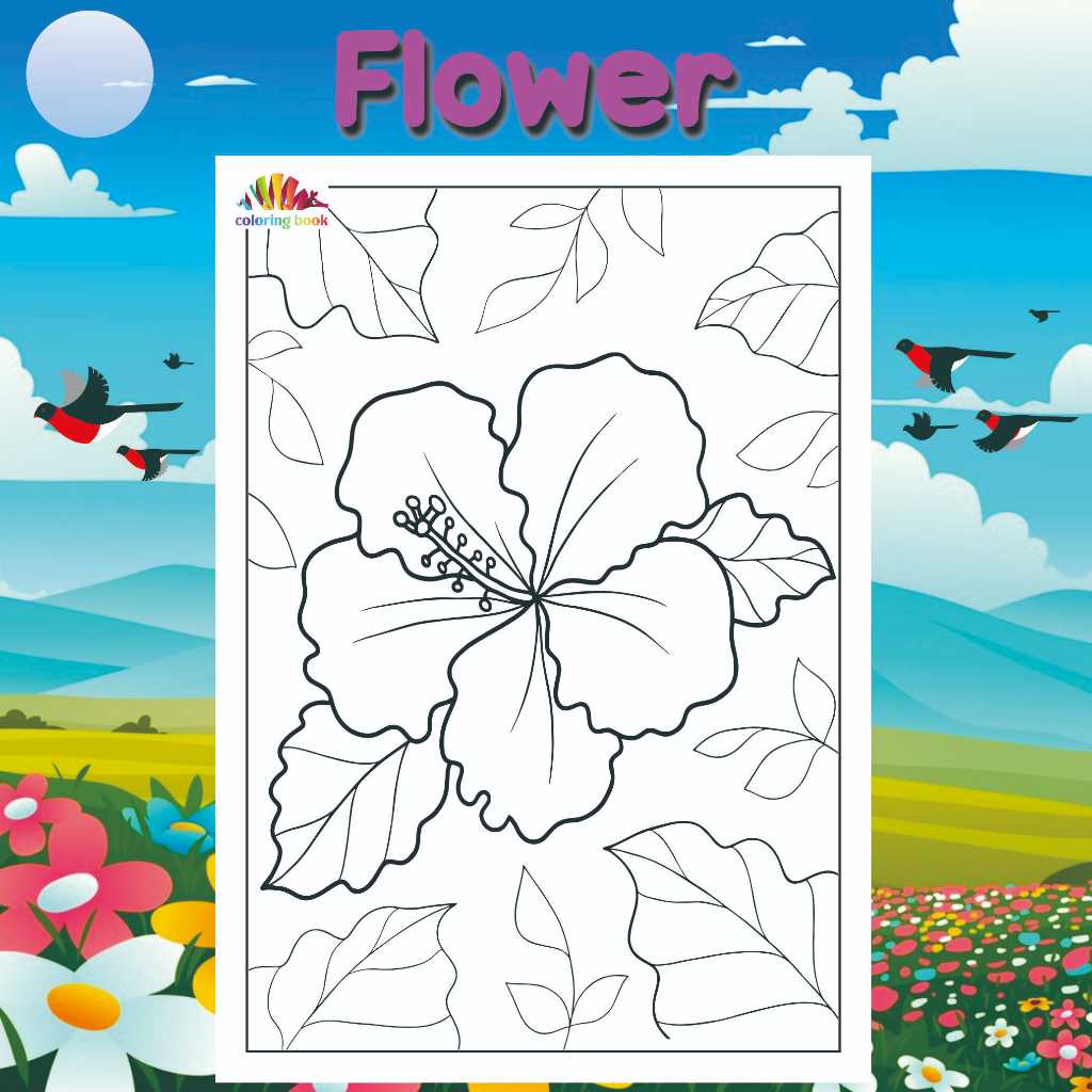 Jual KERTAS MEWARNAI / COLORING / KERTAS GAMBAR / FLOWER / KERTAS ...