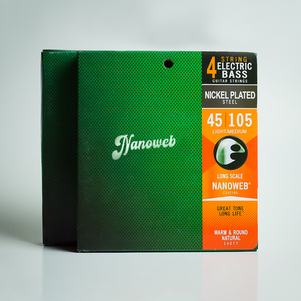 Jual Senar Bass Elektrik 4 String Nickel Plated Steel Nanoweb 45/105 ...