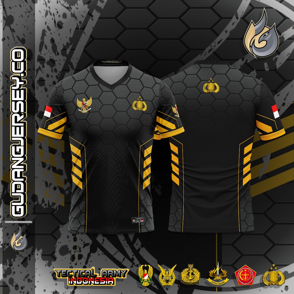Jual JERSEY TNI AD / TNI AL / TNI AU / POLRI FREE CUSTOM LOGO | Shopee ...