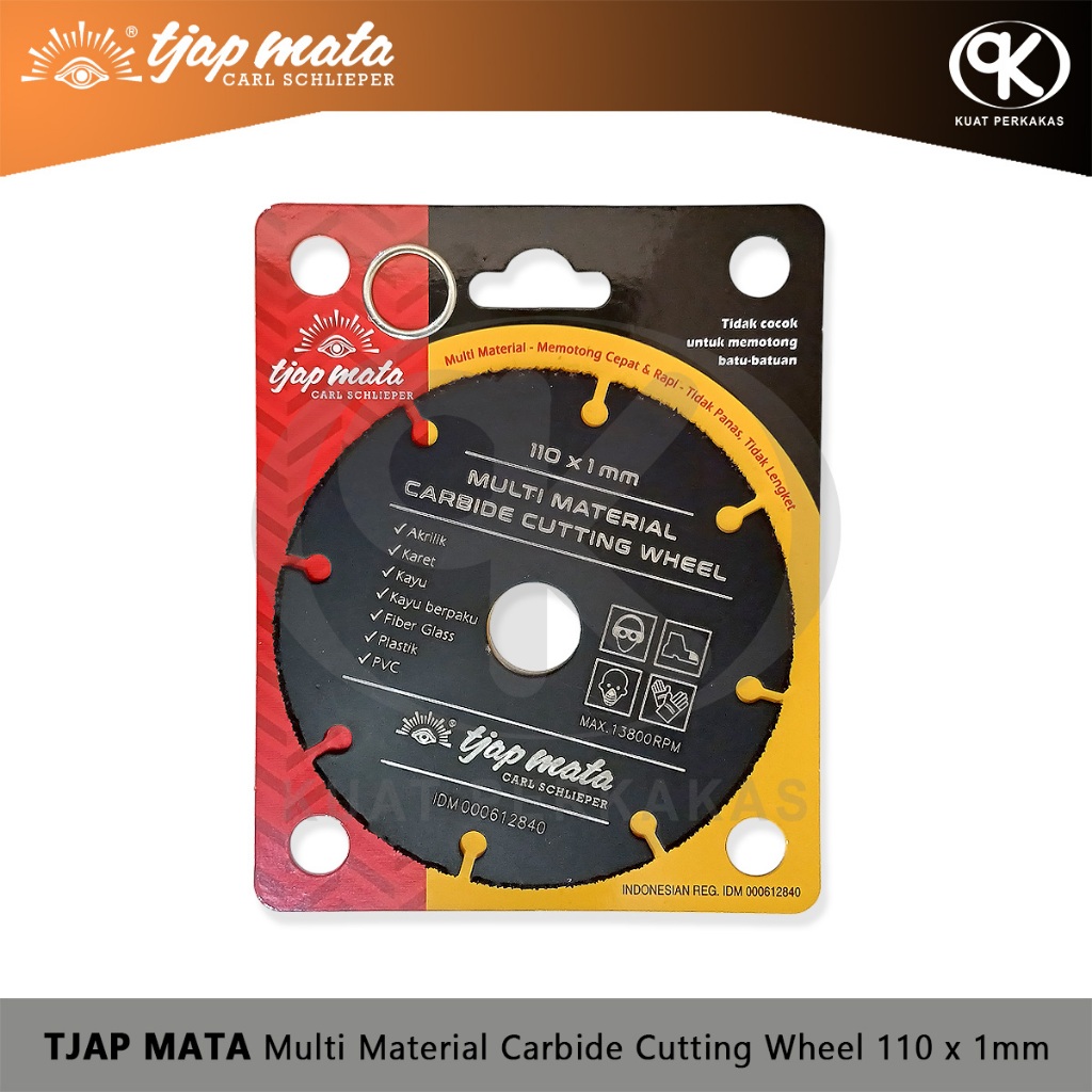 Jual Mata Potong Multifungsi 110 x 1 TJAP MATA Carbide Cutting Wheel ...