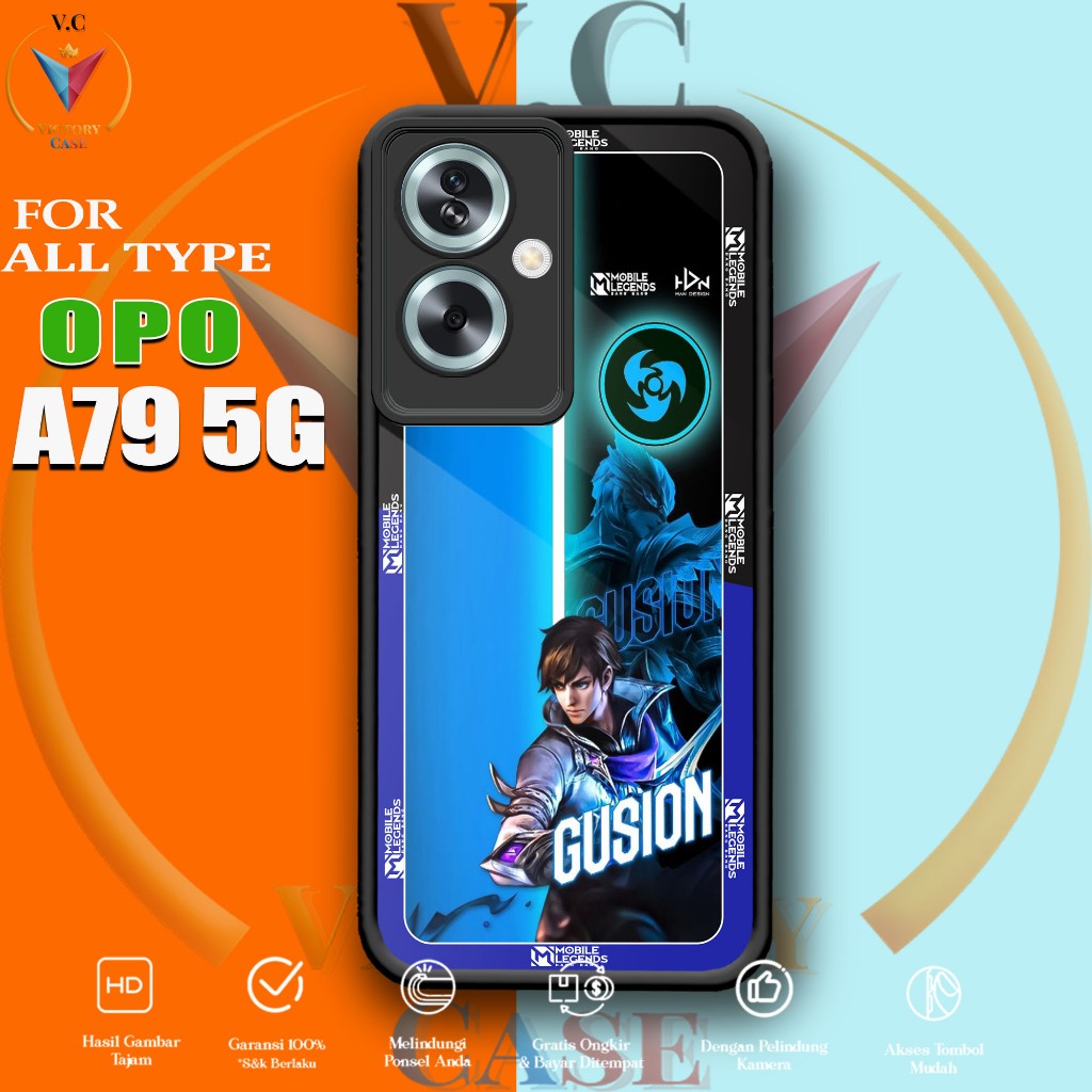 Jual Casing OPPO A79 5G Victory case [ MLBB ] Casing HpHardcase Glossy ...