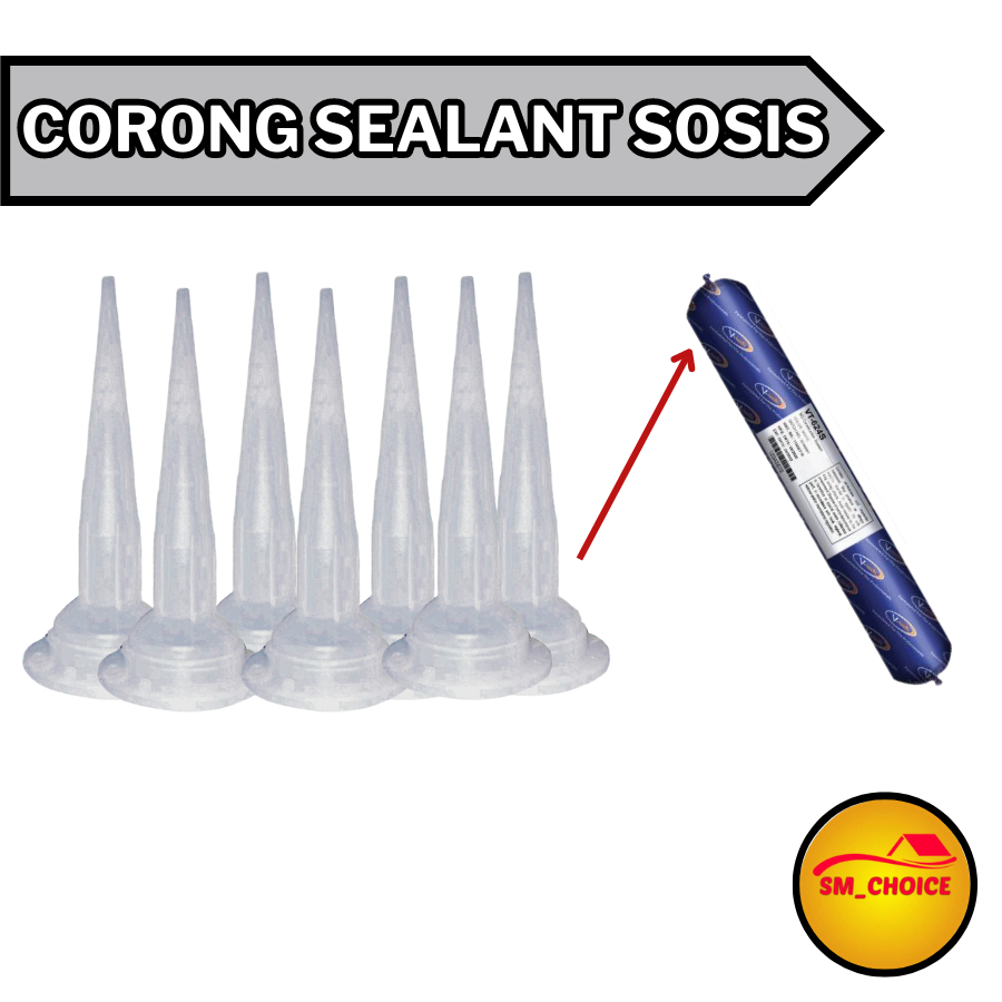 Jual CORONG SEALANT SOSIS NOZZLE SEALANT SOSIS SATUAN CORONG SILICONE ...