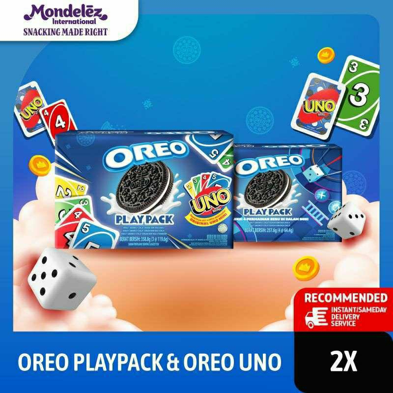 Jual Oreo Coklat Free Kartu Uno Mini isi 3 bks | Shopee Indonesia