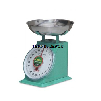 Jual Timbangan Duduk Manual Kapasitas 10 kg Kilogram Dial Spring Scale Analog Angka Jarum Alat ...