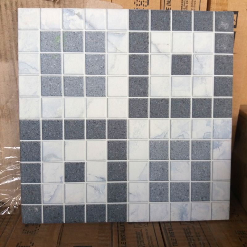 Jual KERAMIK LANTAI KAMAR MANDI TOILET KASAR 25X25 ANTI SLIP / KERAMIK ...