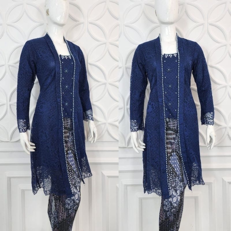 Jual Kebaya Modern Wanita Kutu Baru Panjang Payet Premium | Shopee Indonesia