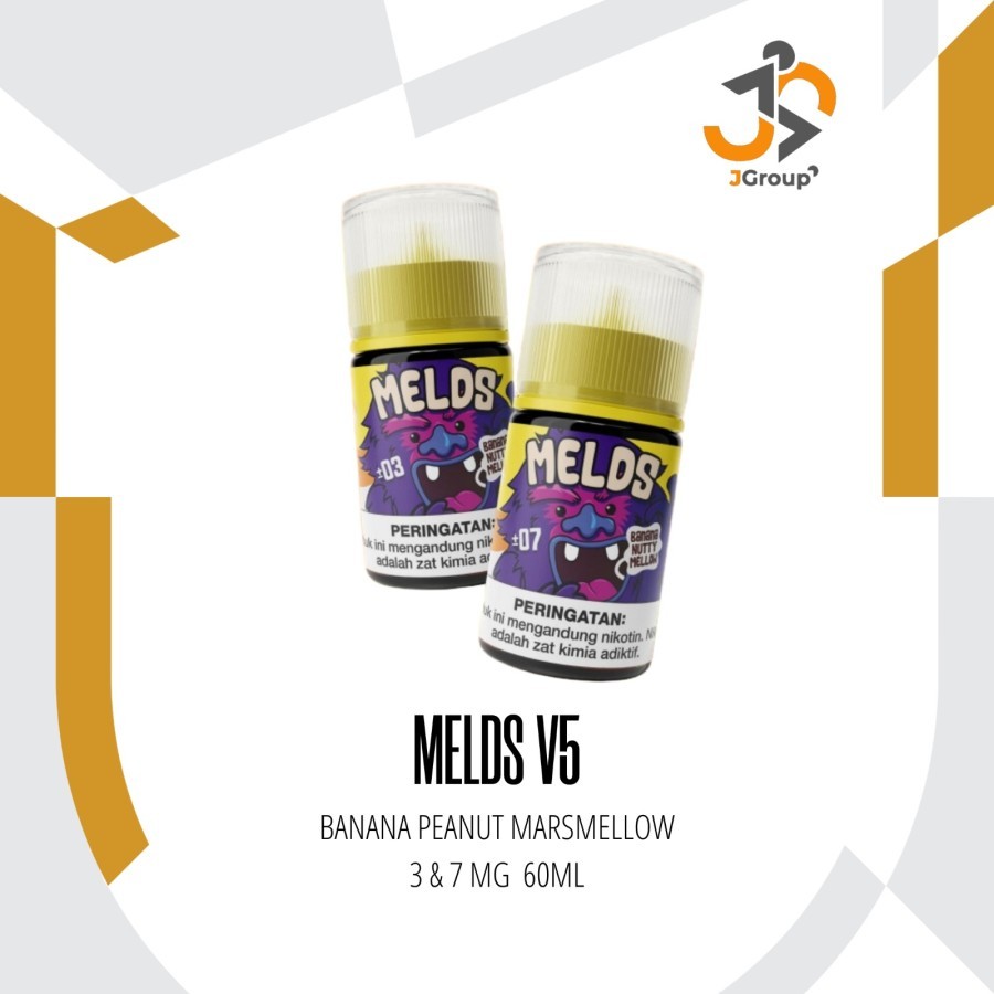 Jual MELDS V5 BANANA NUTTY MELLOW FREEBASE 60ML BY UNION LABS X STEVE E ...