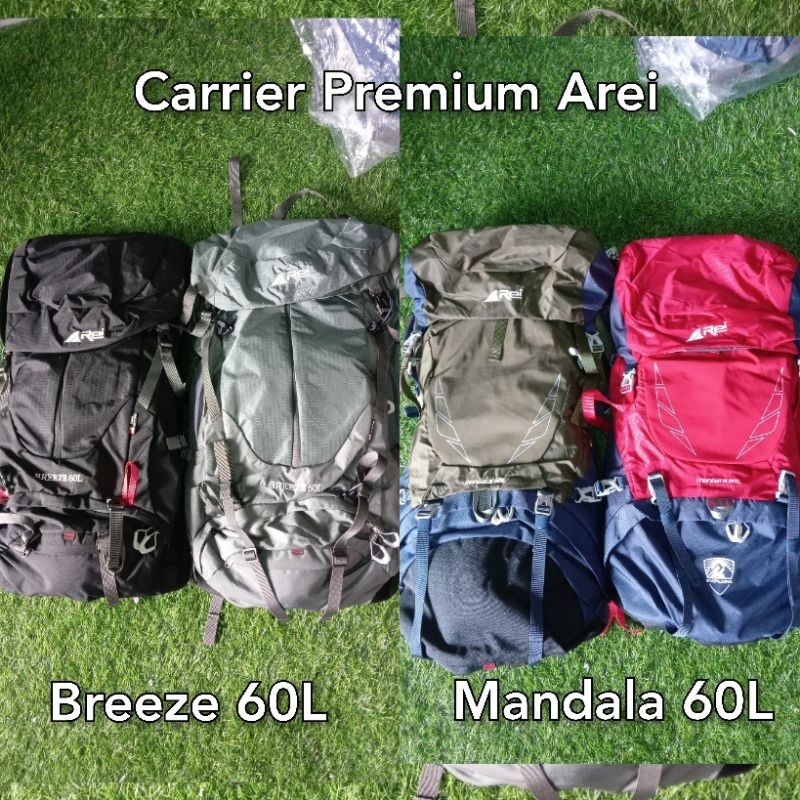 Jual Carrier Premium Arei Breeze 60L Carrier Arei Mandala 60L Tas ...