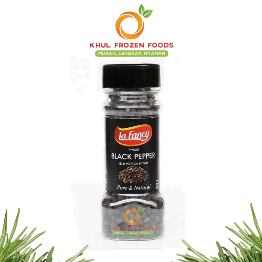 Jual La Fancy Black Pepper Whole 65Gr / La Fancy Foods Merica Hitam ...