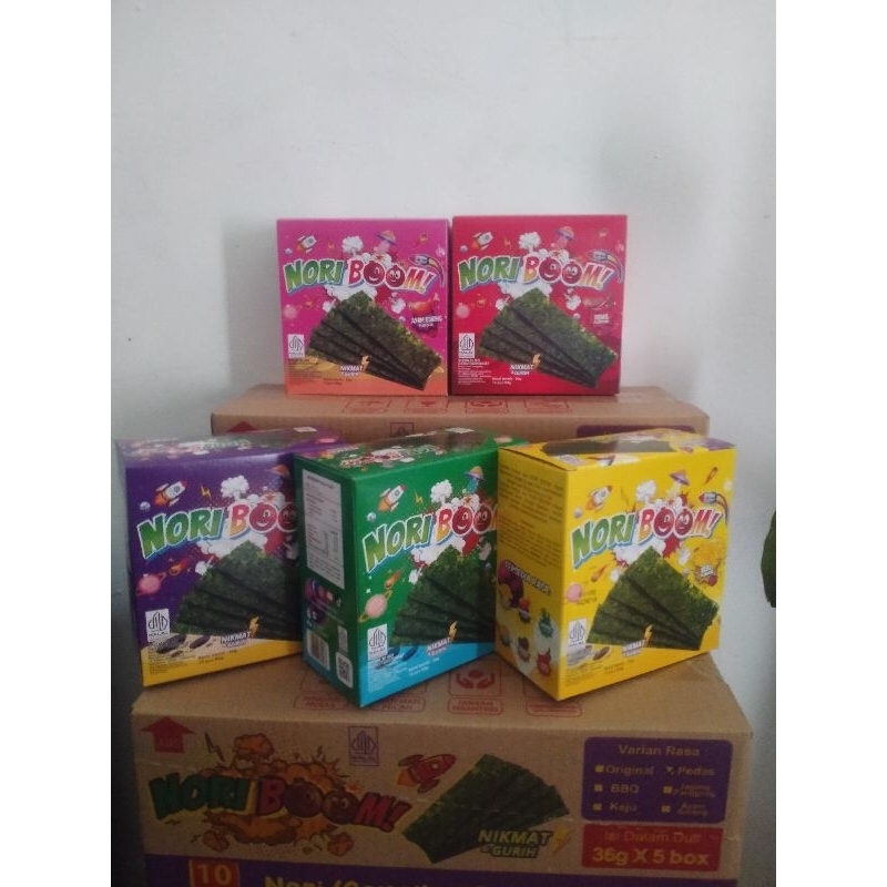 Jual NORI BOOM RUMPUT LAUT (original BBQ keju pedas ayam goreng ...