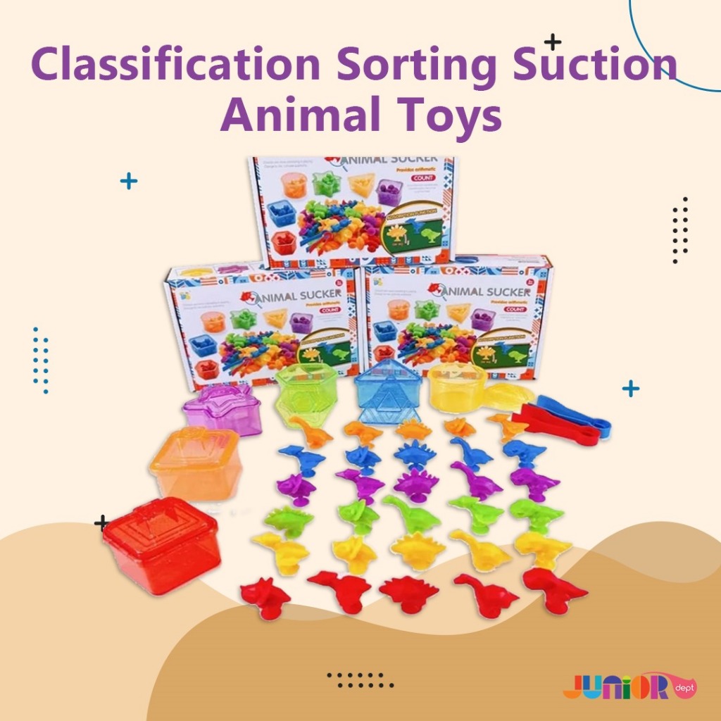 Jual Classification Sorting Suction Animal Toys / Klasifikasi Warna ...