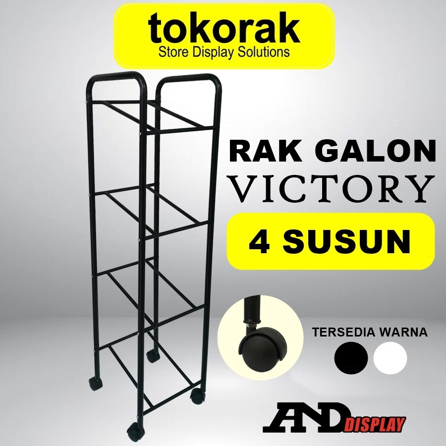 Jual RAK GALON 4 SUSUN RAK BESI GALON AIR 4 TINGKAT EKONOMIS GALON AIR ...