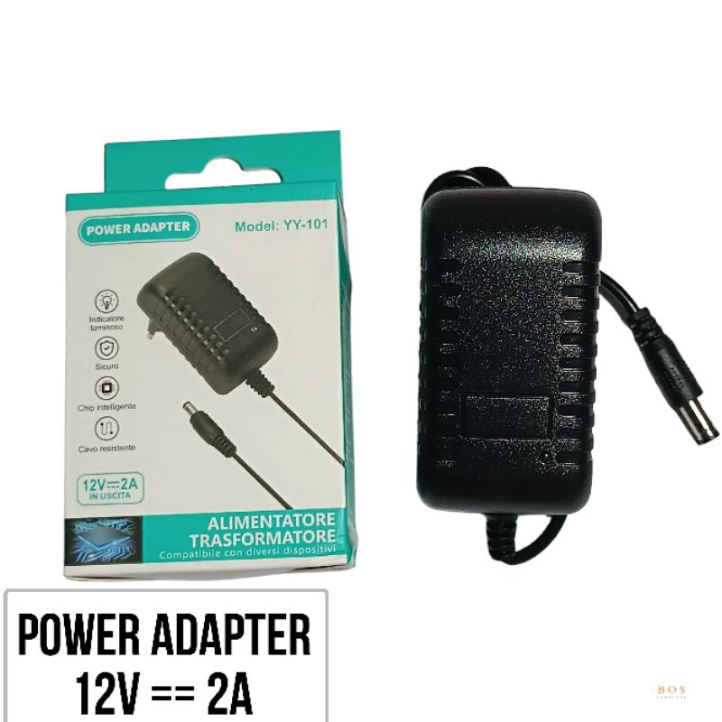 Jual POWER ADAPTOR 12V 2A / ADAPTER LED CCTV 12V 2A | Shopee Indonesia