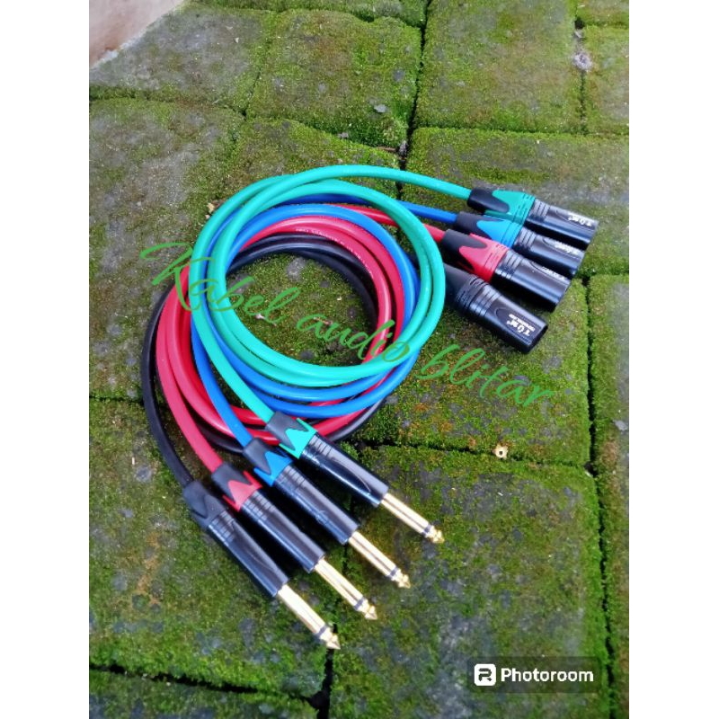 Jual kabel input audio /jek Canon tum (cowok) to Akai/ kabel makita L2T ...