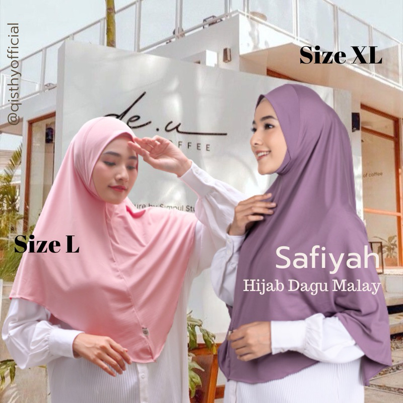 Jual 𝐒𝐇𝐈𝐍𝐄 - SAFIYAH | Hijab Daisy Instan Bergo Malay Jersey Premium | Jilbab Dagu Malaysia ...