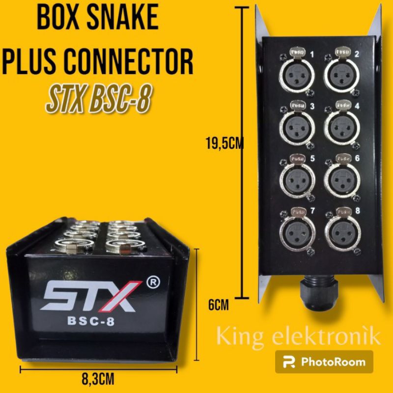 Jual BOX SNAKE 8CHANNEL PLUS CONECTOR STX BSC8 | Shopee Indonesia