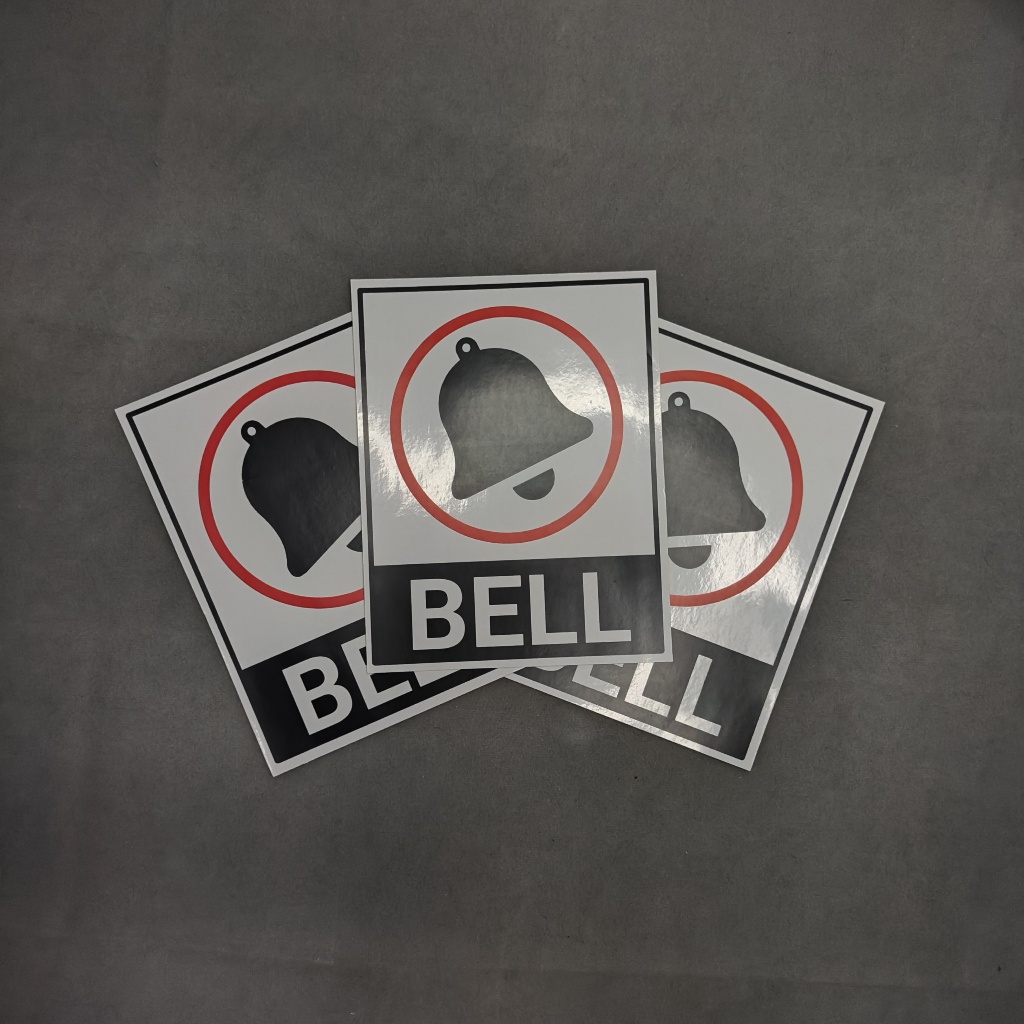 Jual STIKER TANDA LABEL TOMBOL TEKAN BELL | Shopee Indonesia