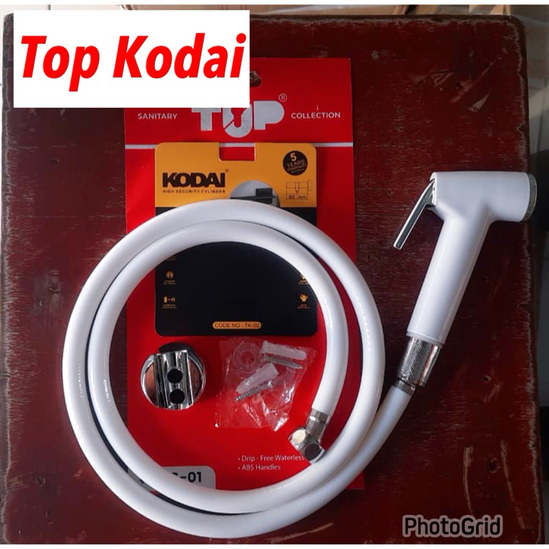 Jual Shower bidet toilet set jet washer toilet wc kodai KODAI black ...