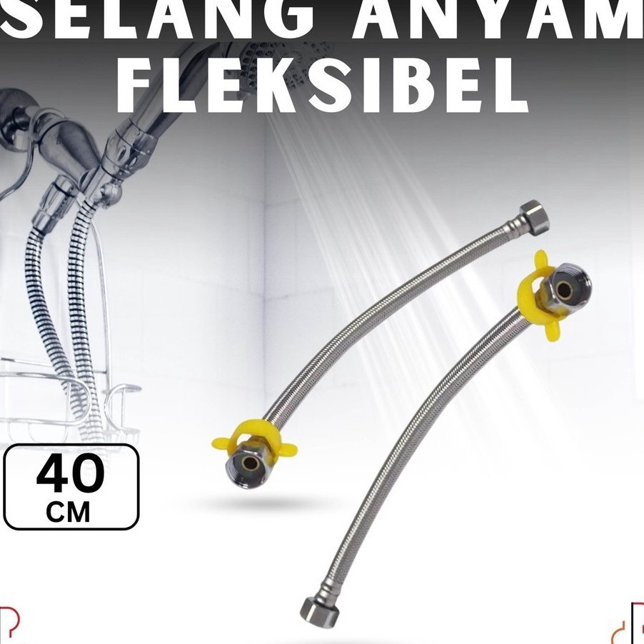 Jual XG34448 Selang Stainless Flexible Pipa Jet Bidet Shower Toilet ...