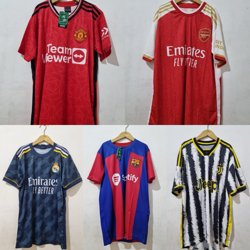Jual JERSEY BOLA DEWASA KLUB EROPA HOME AWAY 2023 2024 MURAH | Shopee ...