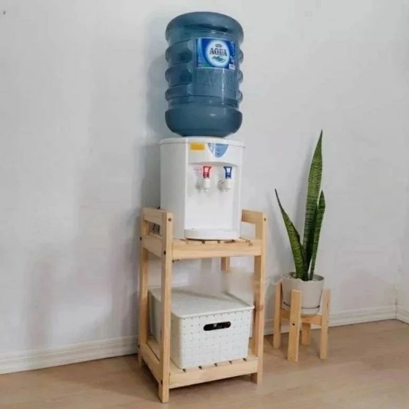 Jual Rak meja dispenser meja rice cooker rak magicom rak susun kayu ...