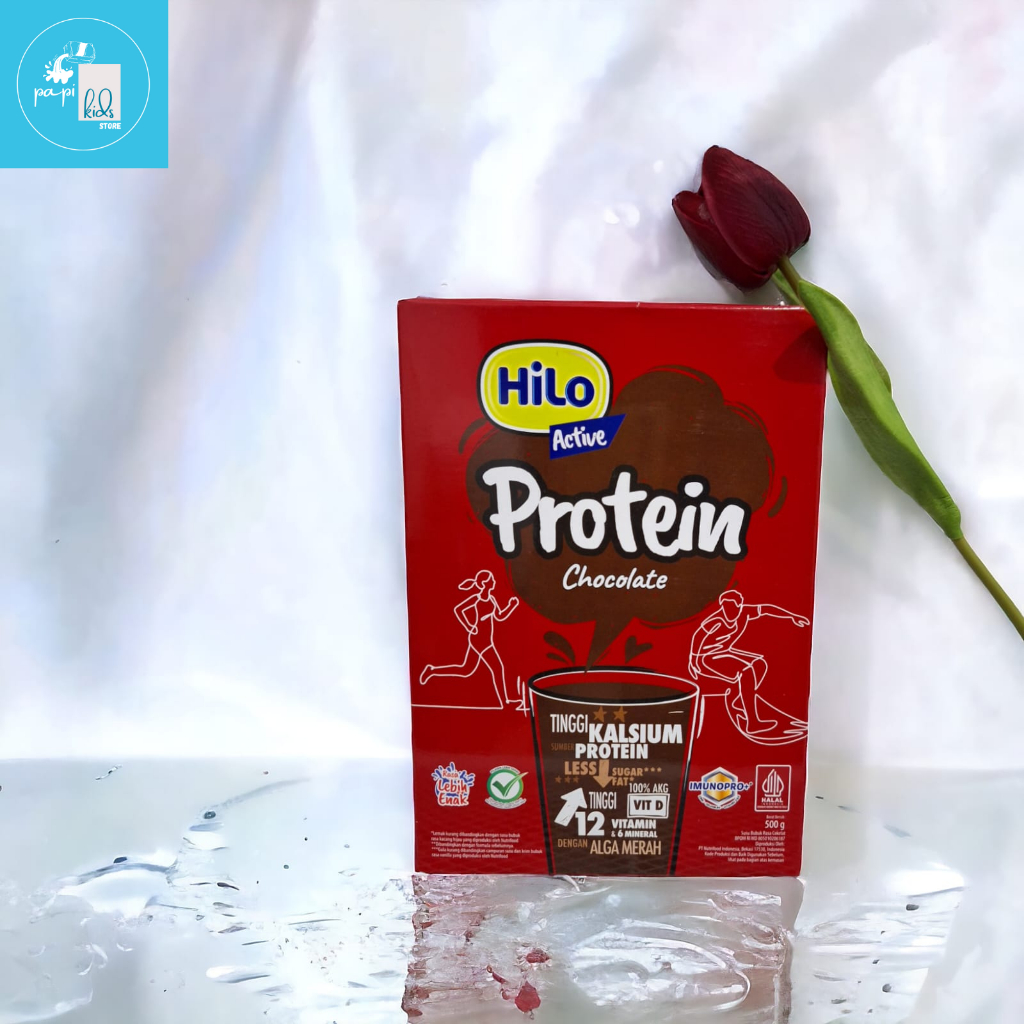 Jual HILO ACTIVE PROTEIN CHOCOLATE 500GR | Shopee Indonesia