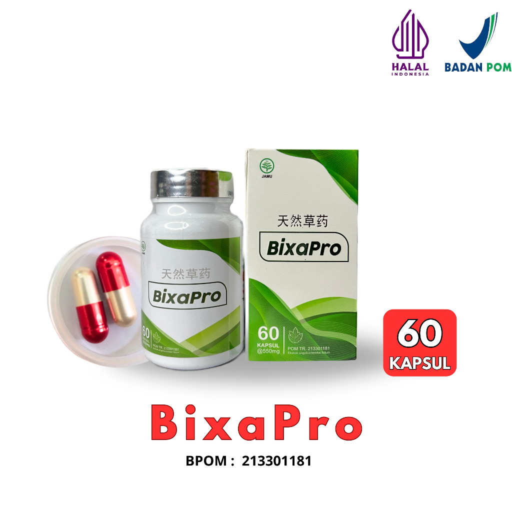 Jual BIXAPRO - 60 Kapsul Herbal Stroke / Hipertensi / Memperlancar ...