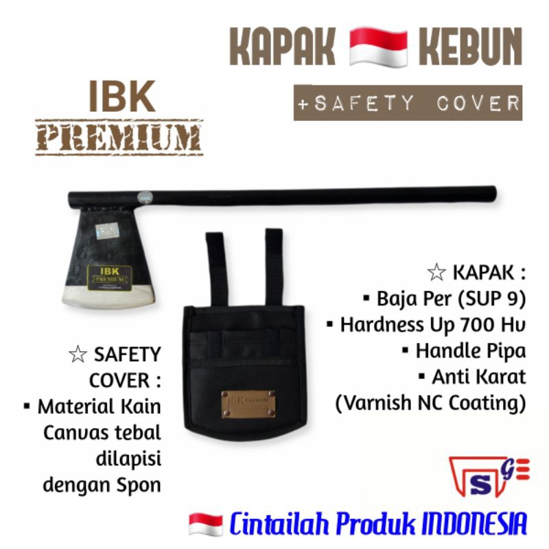 Jual Kampak Kebun IBK PREMIUM plus Safety Cover Kampak Hutan Kebun Sawit Bahan Baja Per Setya ...