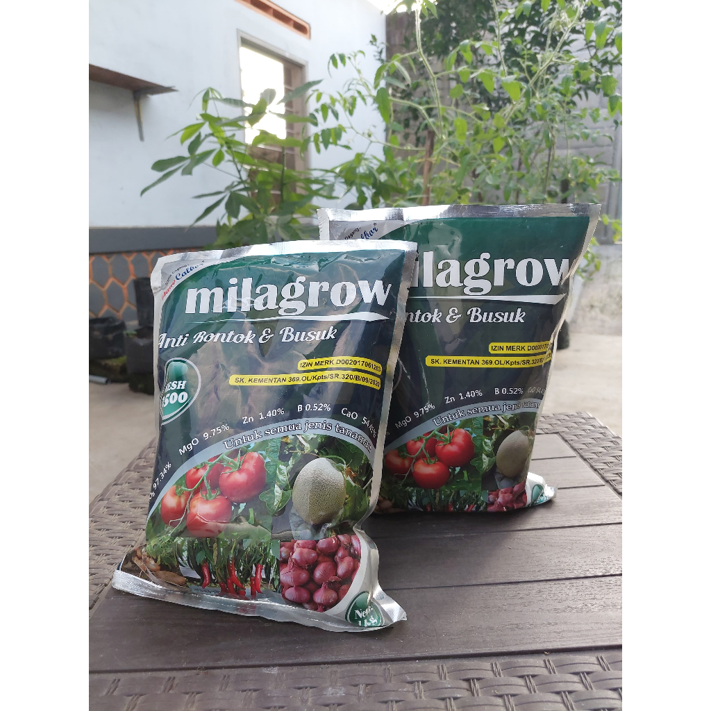 Jual Pupuk Nano Mikro MILAGROW 2500Mesh - Untuk Mencegah Rontok dan ...