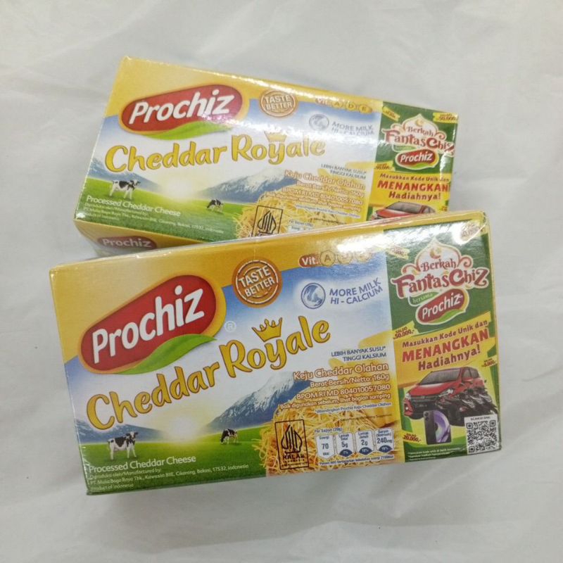Jual Keju Prochiz cheddar royale 160gr | Shopee Indonesia