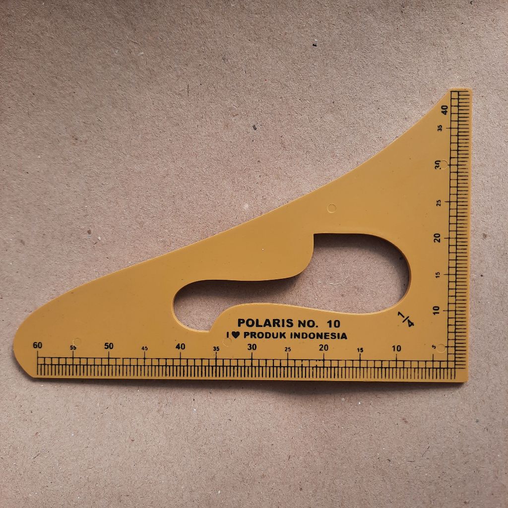 Jual Penggaris Pola Siku Kecil (no.10) 1biji | Shopee Indonesia
