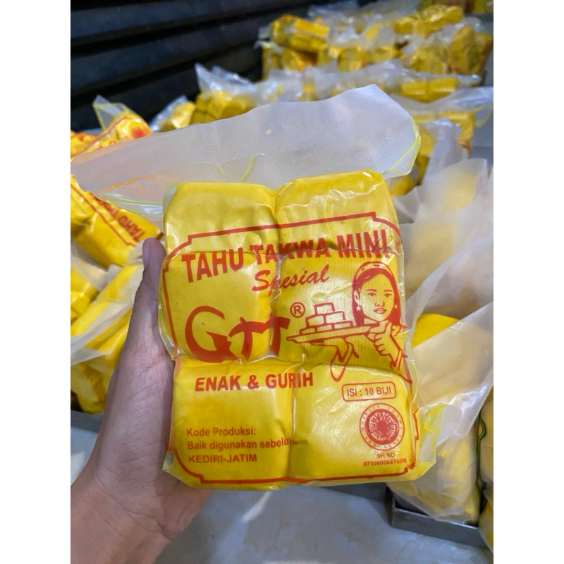 Jual Tahu Takwa Mini Tahu Kuning Mini Khas Kediri Isi 10 Pcs | Shopee ...