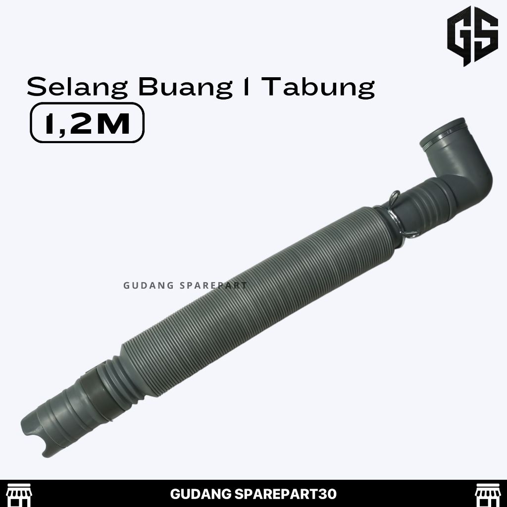 Jual Selang Pembuangan Mesin Cuci 1 Tabung LG Bengkok 1,2Meter | Shopee ...