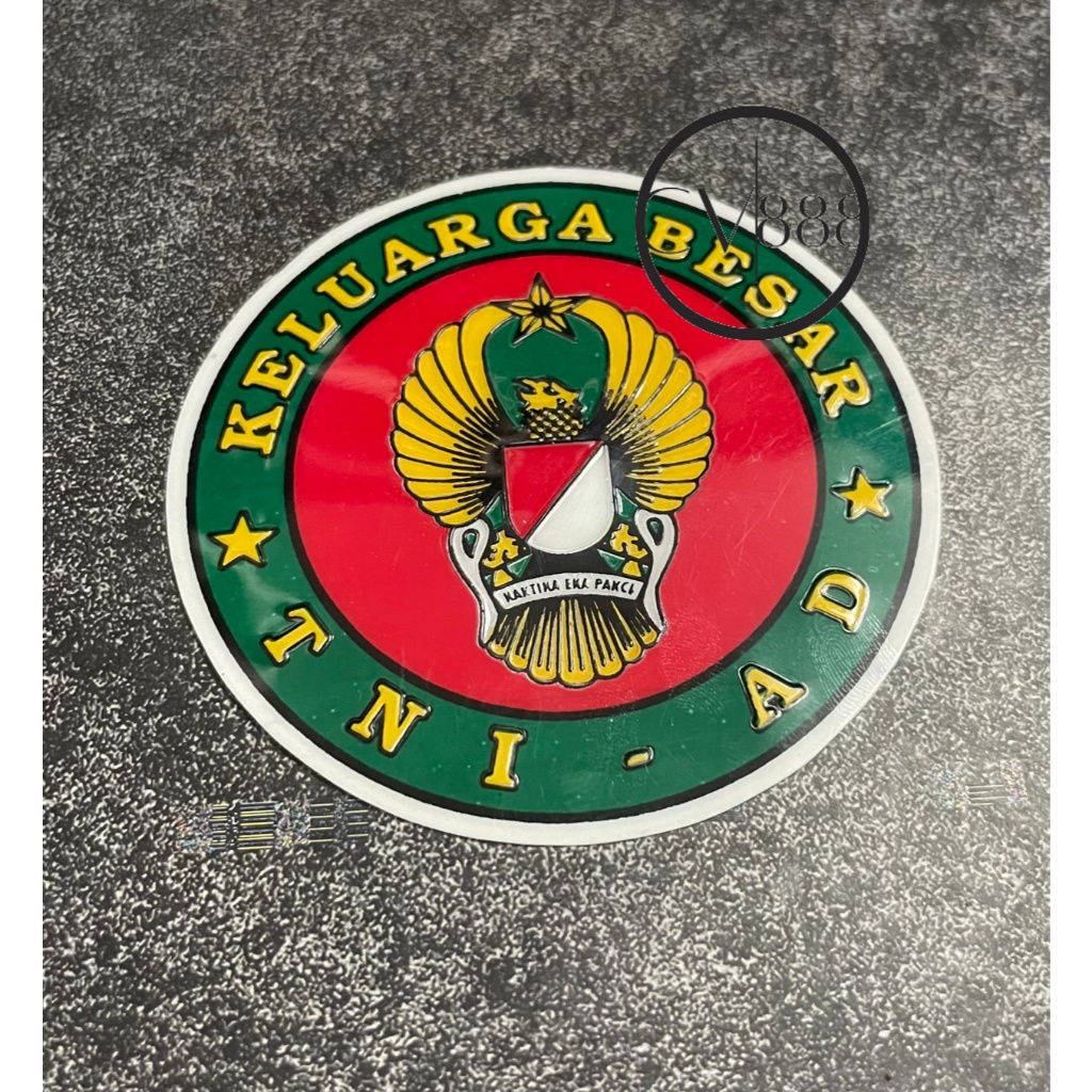 Jual Stiker KB TNI AD-Stiker TNI AD-Stiker Mobil-Stiker Merah Hijau ...