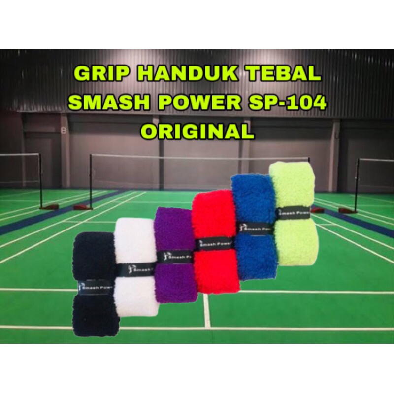 Jual GRIP HANDUK TEBAL PREMIUM SMASH POWER SP-104 ORIGINAL/GRIP RAKET ...