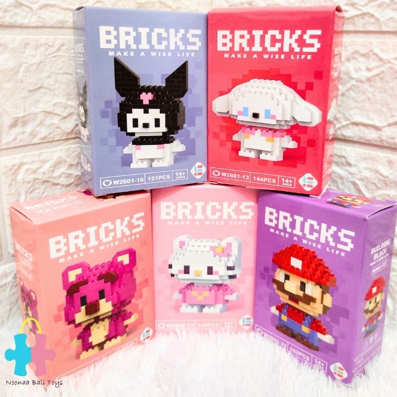 Jual Nano Blocks Bricks Motif Kartun Mainan Edukasi Building Blocks ...