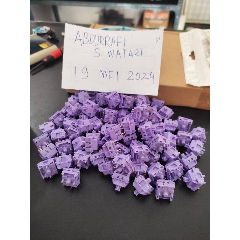 Jual HMX Hyacinth V2U 82 pcs Linear switch Mechanical keyboard | Shopee ...