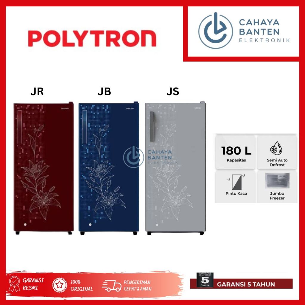 Jual KULKAS POLYTRON 18JS / 18 JB / 18JR BELLEZA | Shopee Indonesia