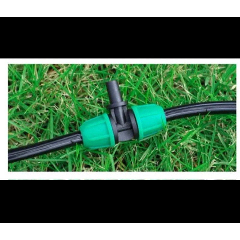 Jual Green Konektor Fitting T Tee Selang PE 7mm / 4mm to 6mm Connector ...
