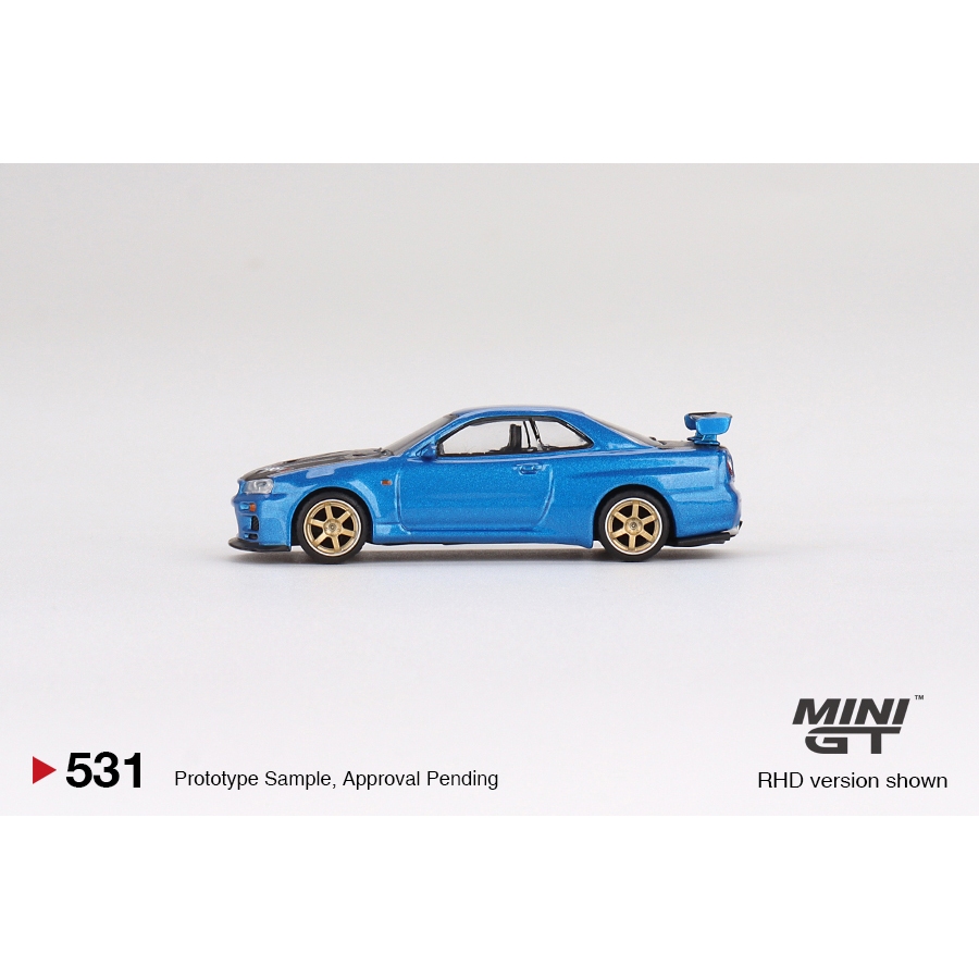 Jual MINI GT 531 Nissan Skyline GT-R (R34) Top Secret Bayside Blue ...