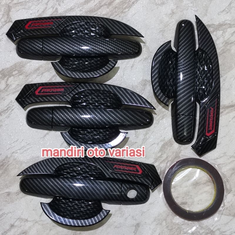 Jual Paket outer cover handle pintu mobil Toyota Fortuner 2004-2015 ...