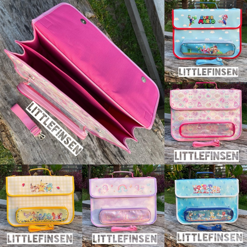 Jual Tas folder anak/tas les anak/folder map anak/ tas folder pokemon ...