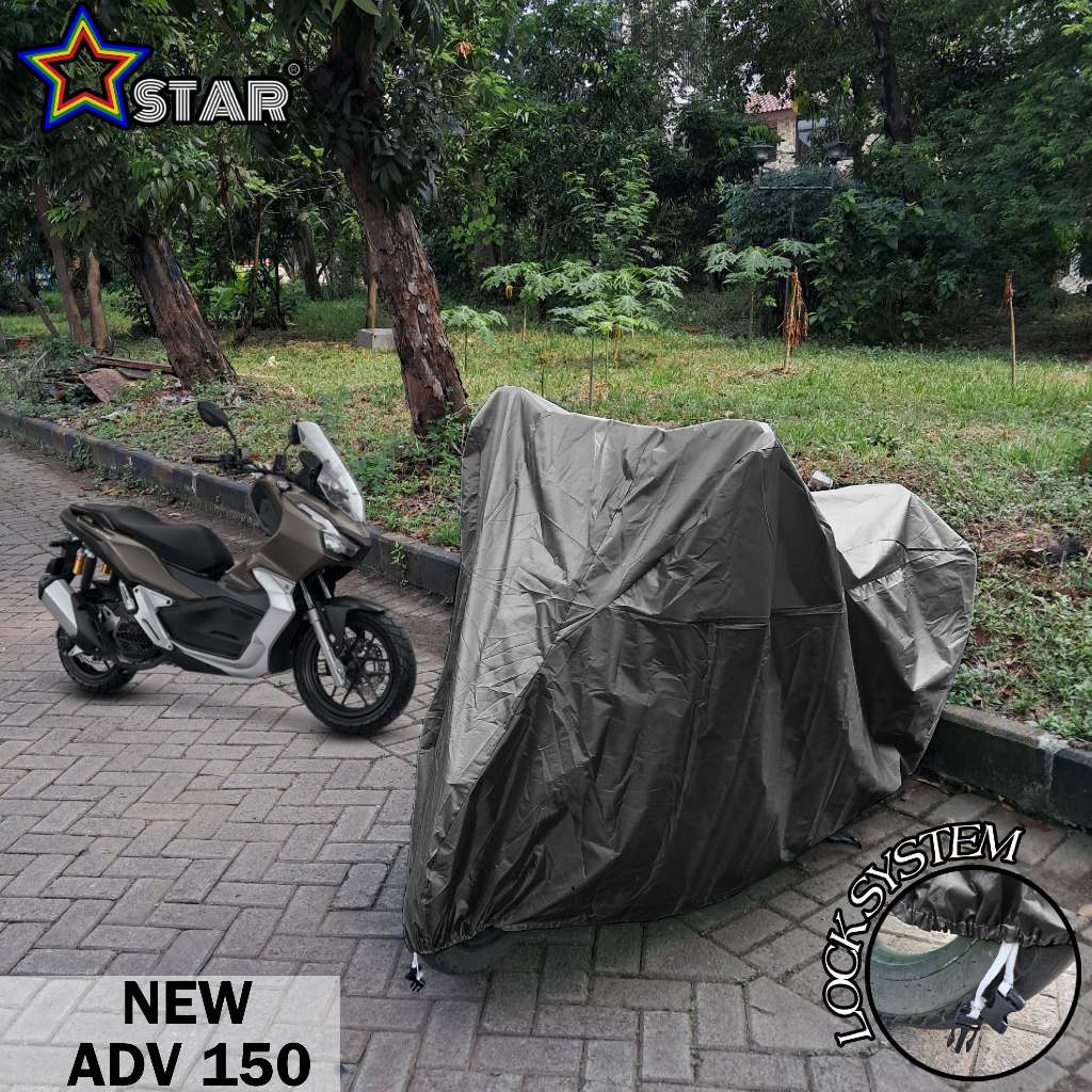 Jual Sarung Motor NEW ADV 150 Hitam Polos Cover Motor PREMIUM | Shopee ...